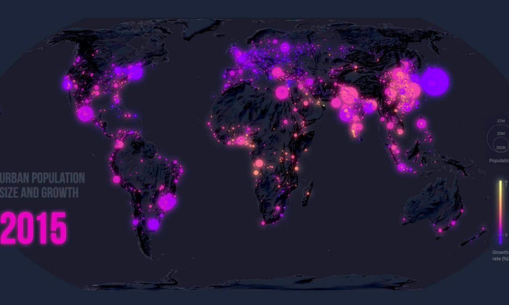 The Dramatic Global Rise Of Urbanization 1950 2020