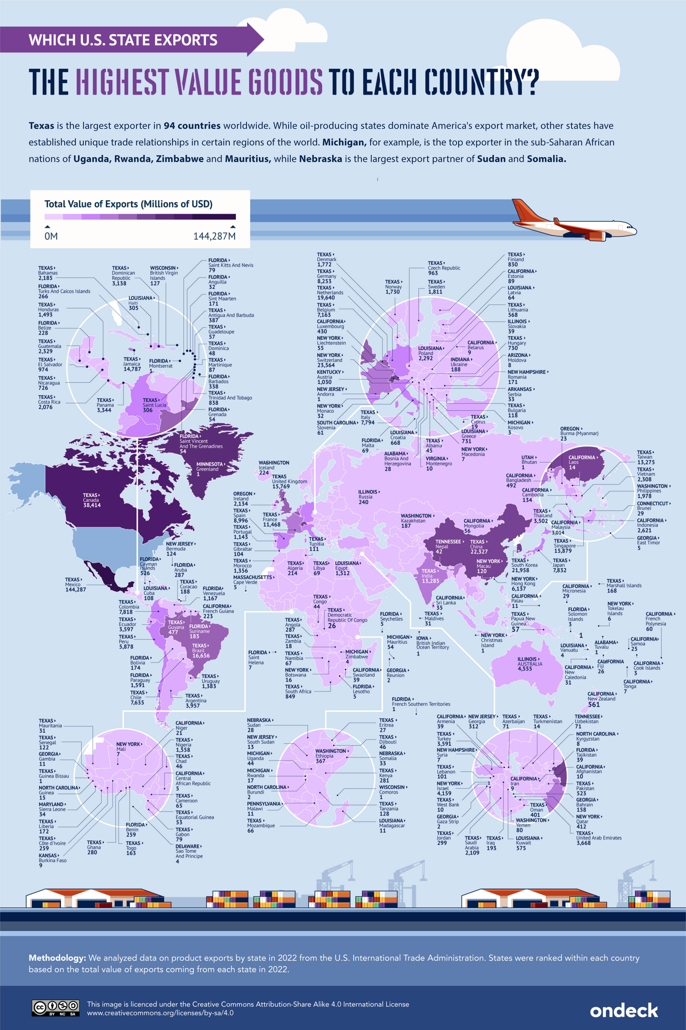 Mapping the Leading Export Markets by State - Full Size