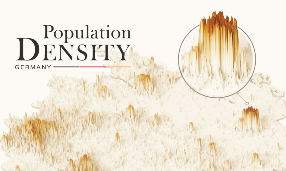Mapped: The Population Density of Germany