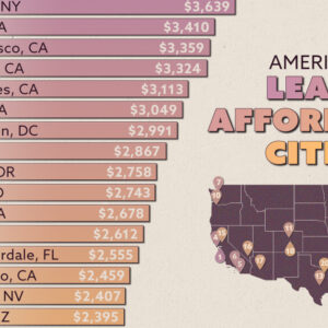 Mapped: The Most (and Least) Expensive Cities to Live In