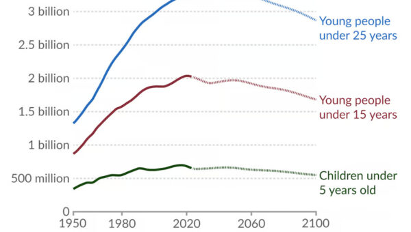 Charted: The Rapid Decline of Global Birth Rates