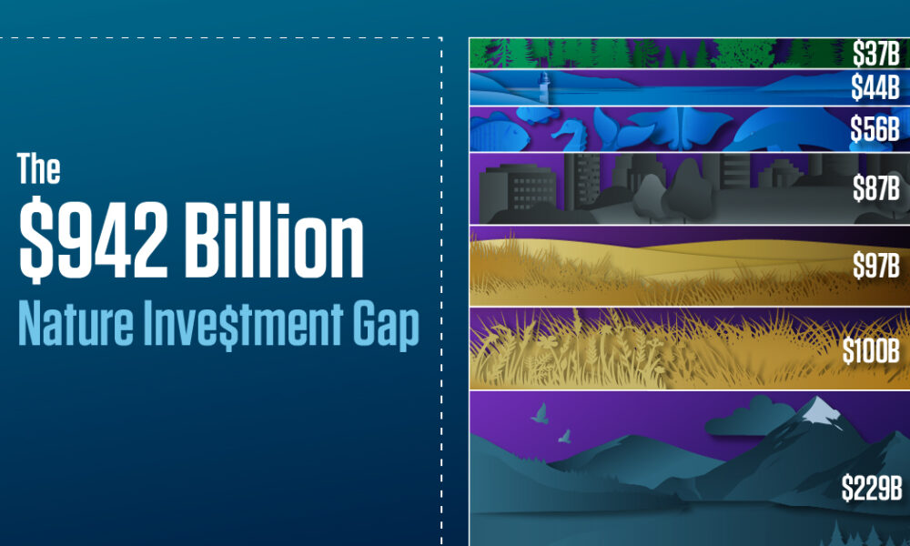 Visualized: The $942 Billion Nature Investment Gap