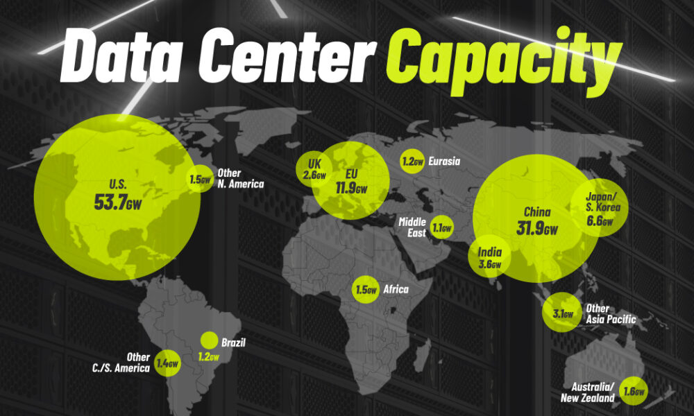 Mapped: The Massive Network Powering U.S. Data Centers