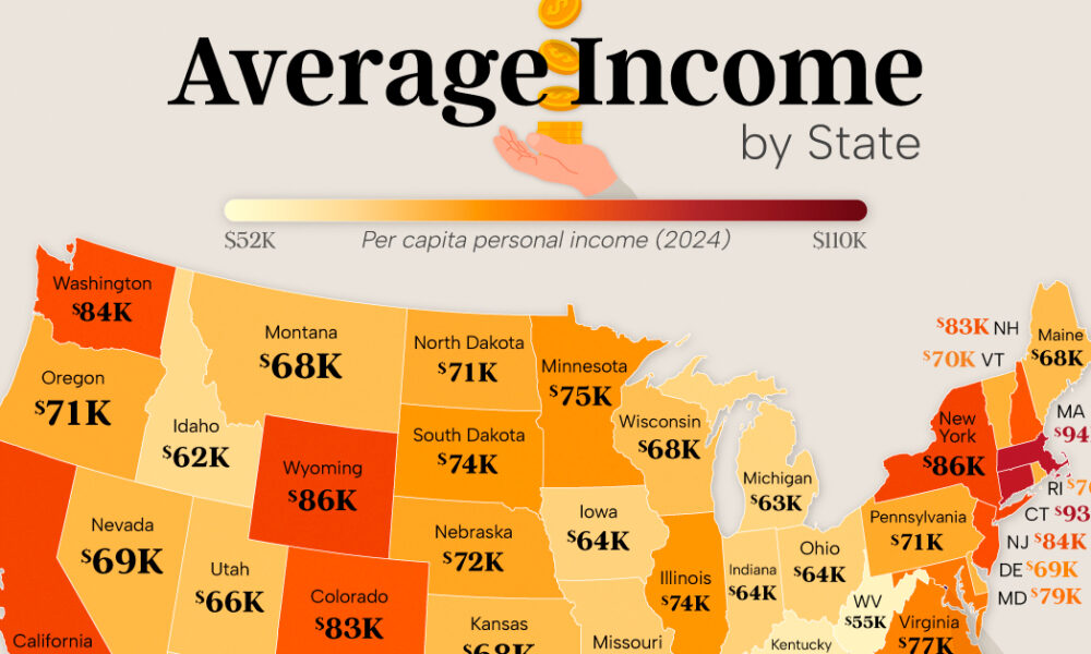 Mapped: Gas Prices in Every U.S. State